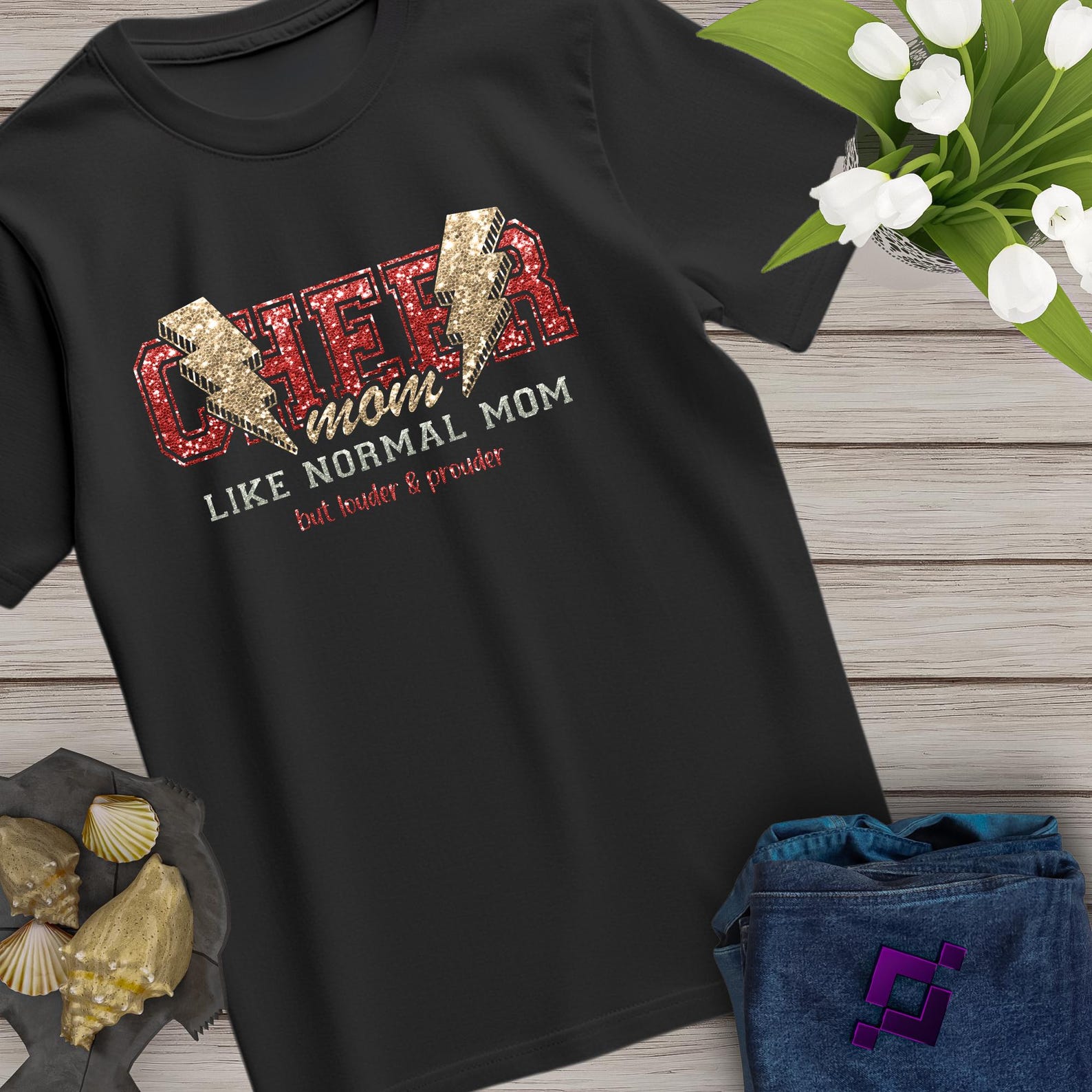 Glitter Sequin Cheer Mom PNG, Cheerleader SVG (digital Download) - Etsy