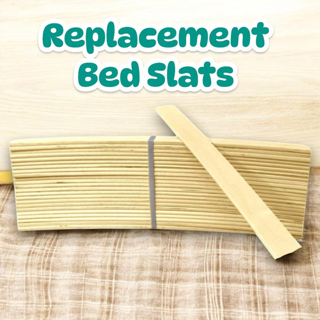 Replacement Bed Slats 675mm Length 4ft6 Double Sprung Wooden Bed Slats ...