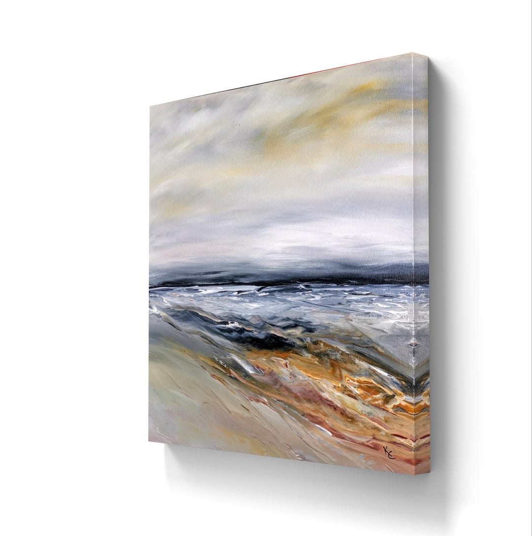 Large Square Landscape Print on Stretched Canvas. - Etsy