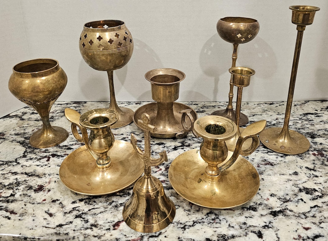 Vintage Assortment of Brass Containers From Around the World ...