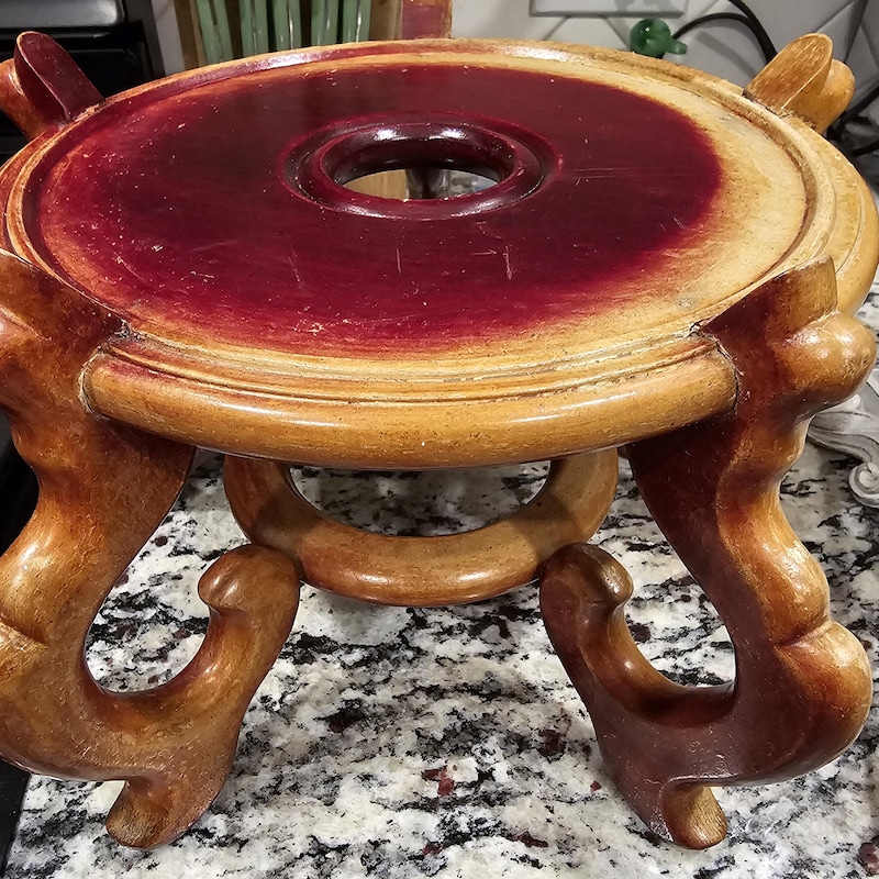 Chinese Large Vase Stand - Etsy