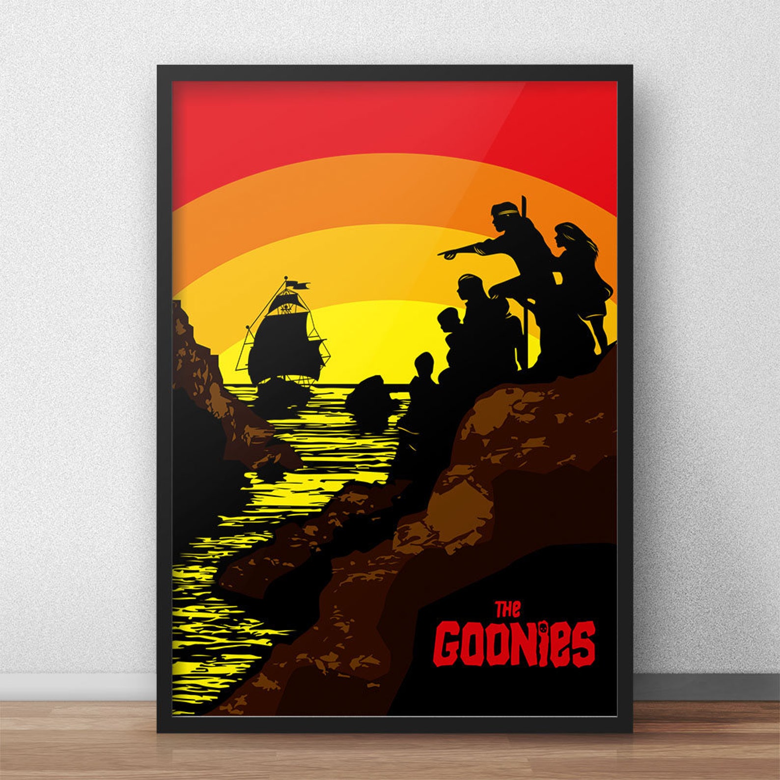 Goonies Poster the Goonies Goonies Print Goonies Wall Art - Etsy
