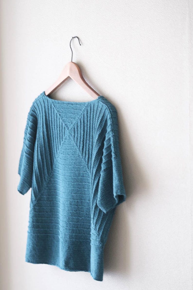 Knitting Pattern T-shirt Digital Download | PDF | Languages EN - Etsy