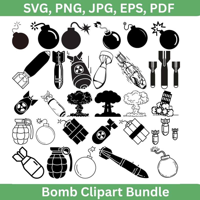 Bomb Svg - Etsy