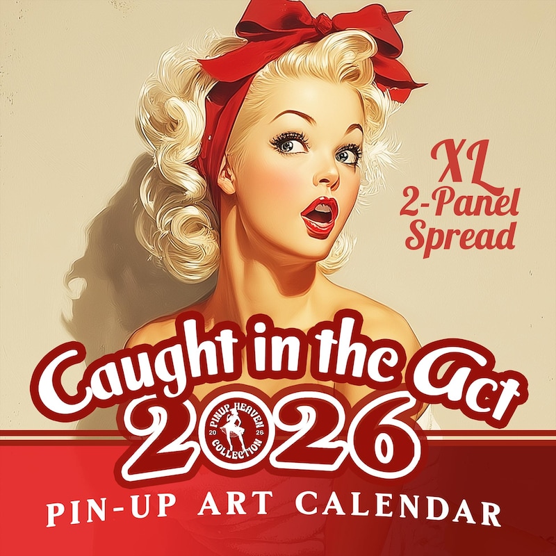 2026 Pin up Girl Calendar - Etsy