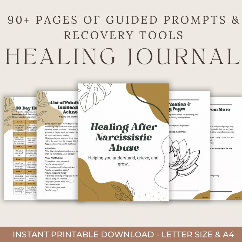 Recovery Journal - Etsy