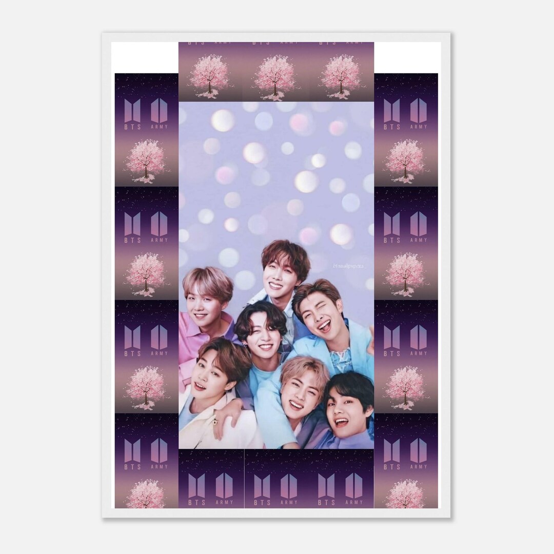 BTS ARMY Poster - Framed Artwork for Every Fan - Perfect Gift for ARMY ...