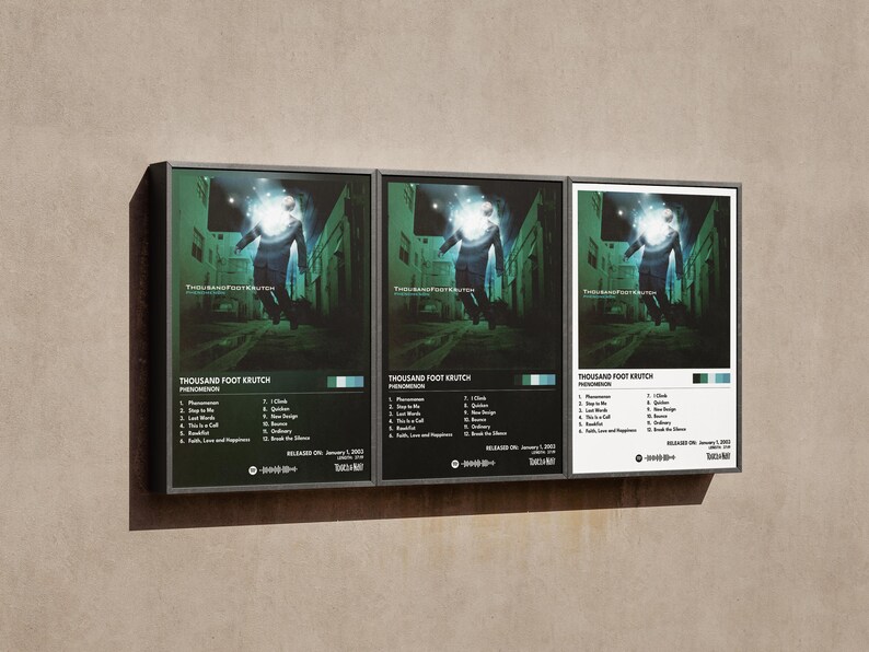 Thousand Foot Krutch Phenomenon Album Poster, Music Print (digital or ...