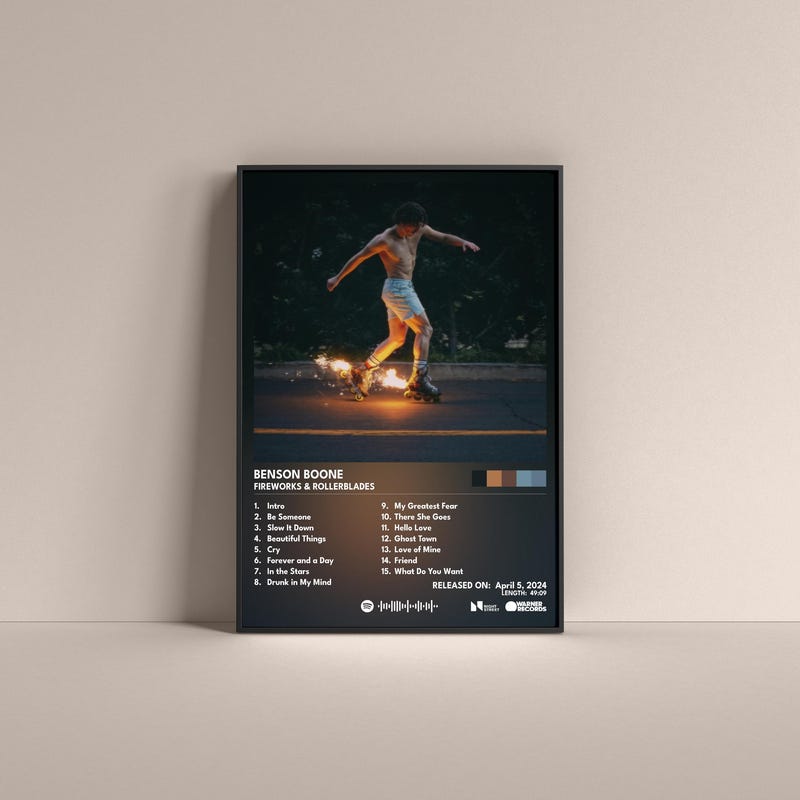 Benson Boone Poster - Etsy