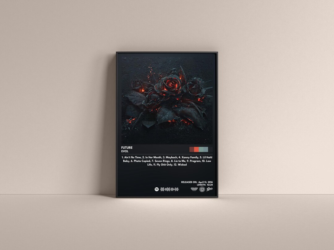 Future Evol Poster, Future Evol Gift Poster, Future Evol Album High Quality, Digital Poster ...