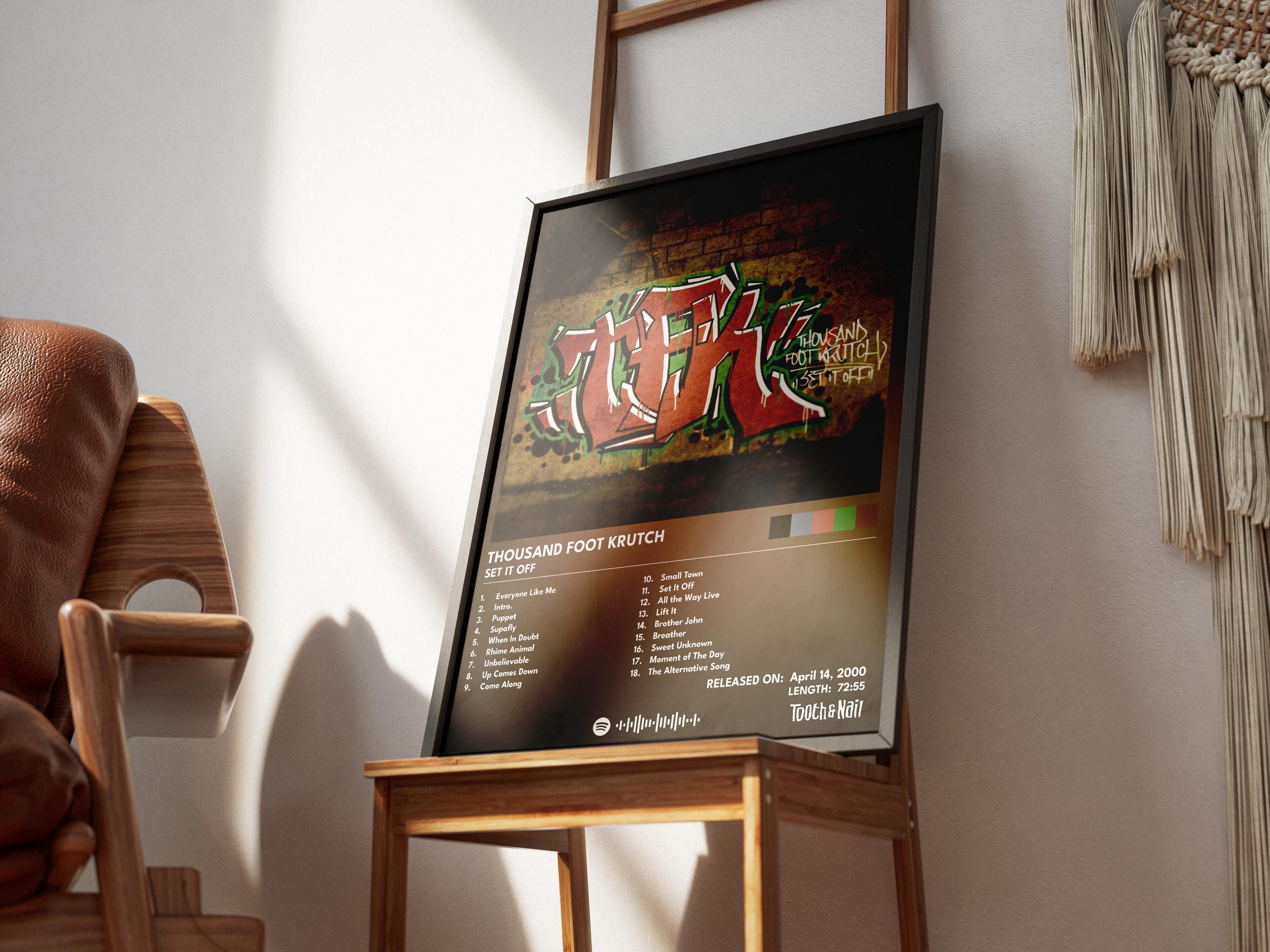 Thousand Foot Krutch Set It off Poster, TFK Gift Poster, Thousand Foot ...