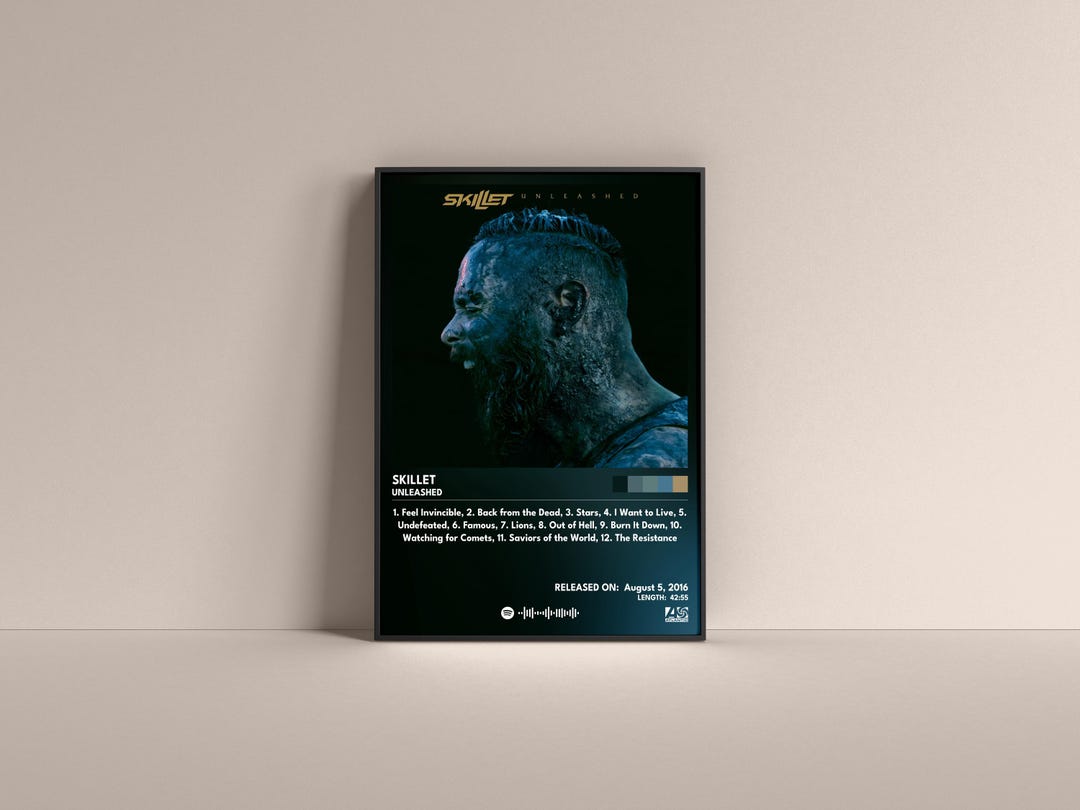 Skillet Unleashed Poster, Skillet Unleashed Gift Poster, Skillet ...