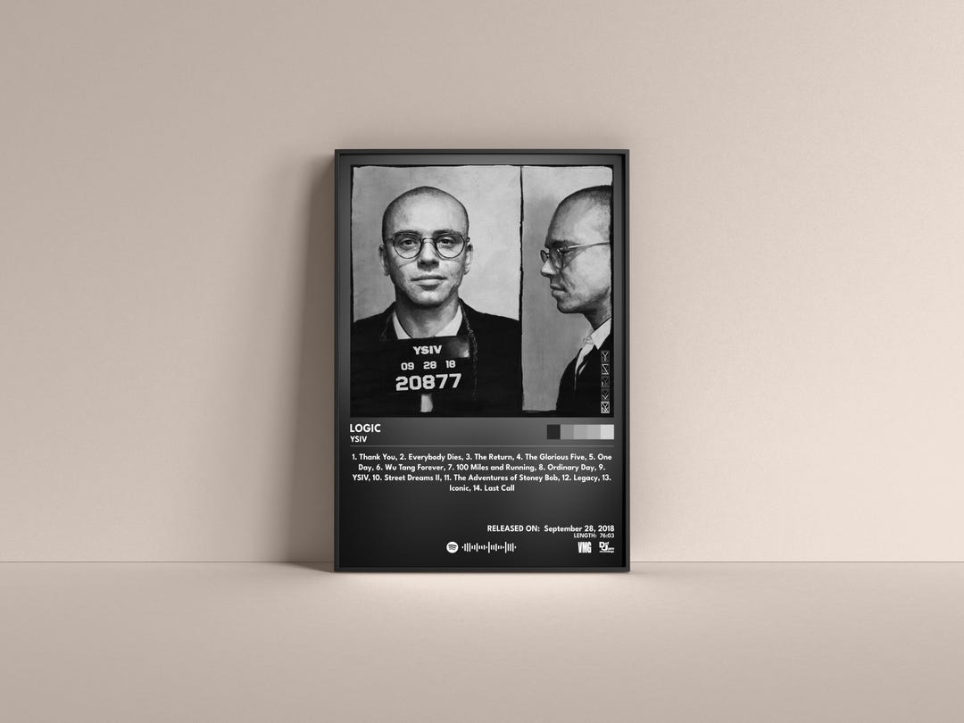 Logic YSIV Poster, Logic YSIV Gift Poster, Logic YSIV Album High ...