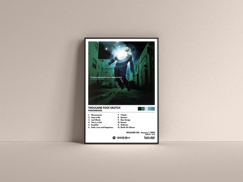 Thousand Foot Krutch Phenomenon Album Poster, Music Print (digital or ...