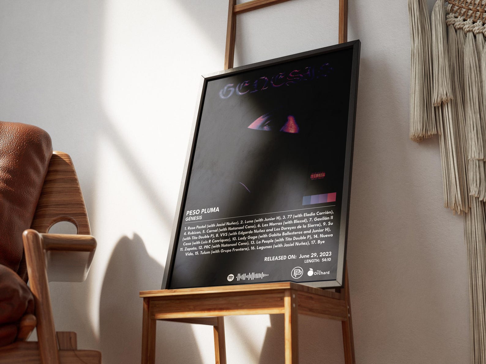 Peso Pluma Génesis Poster, Peso Pluma Génesis Gift Poster, Peso Pluma ...