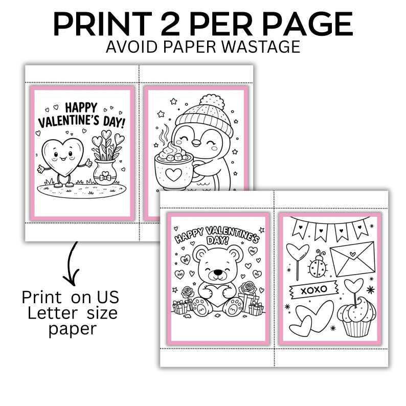 40 Printable Valentine's Day Kid's Activities, Valentine Game and ...