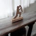 Cricket Player Tabletop Decor, Wooden Shelf Sculpture, Sports Lover ...