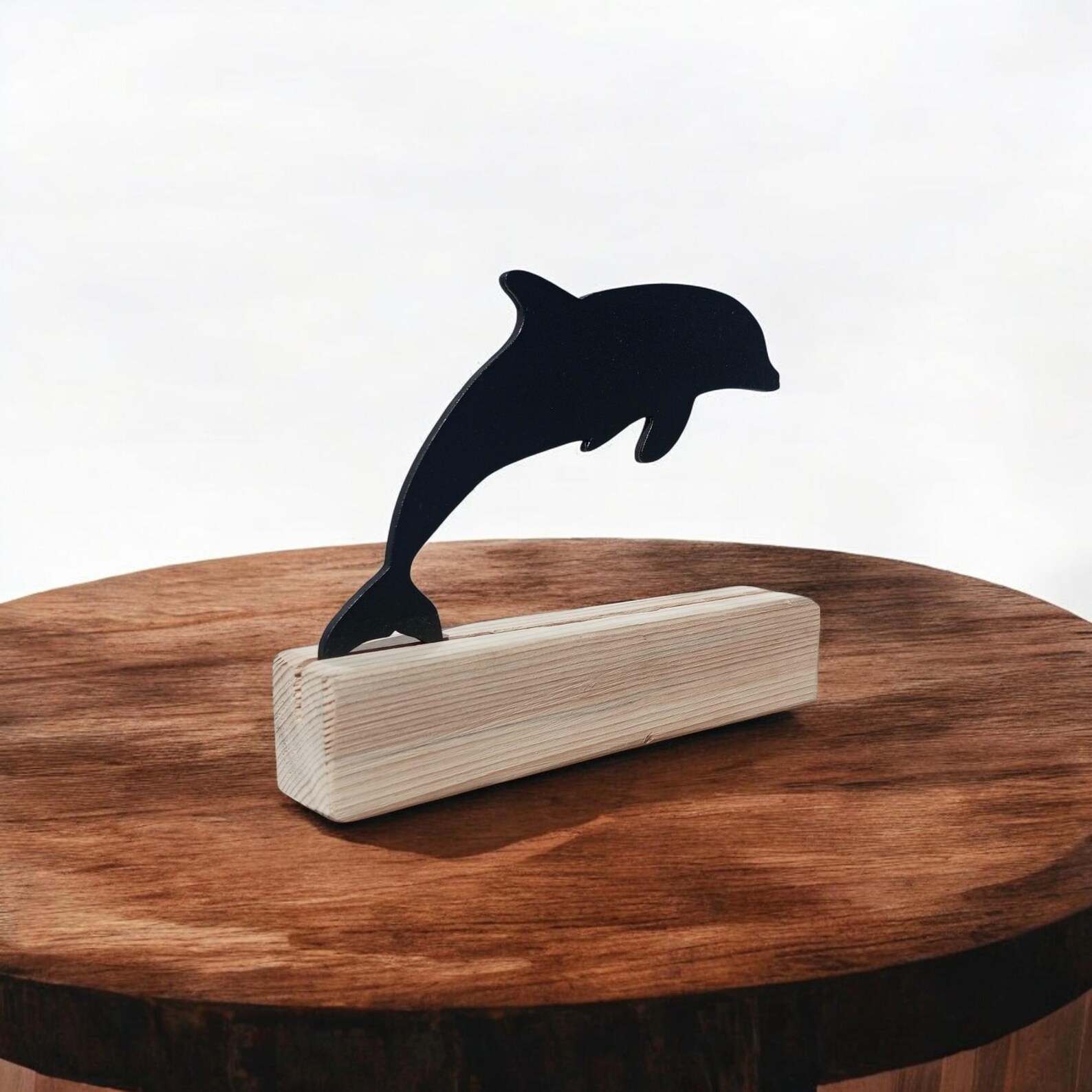 Dolphin Tabletop Shelf Decor, Ocean Desk Statue - Etsy