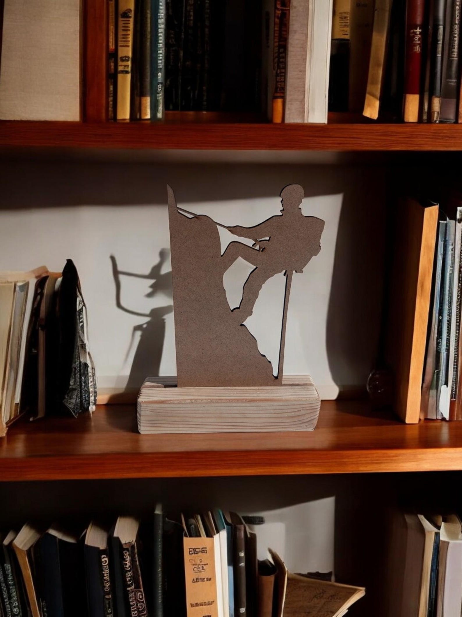 Rock Climber Sculpture: Adventure Tabletop Decor, Outdoor Enthusiast ...