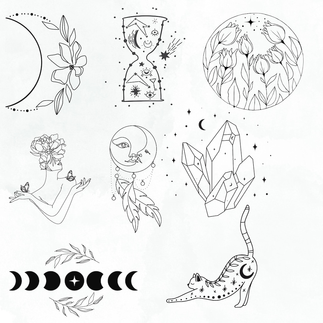 Procreate Tattoos | Procreate Tattoo Brushset | Tattoo Stencil ...