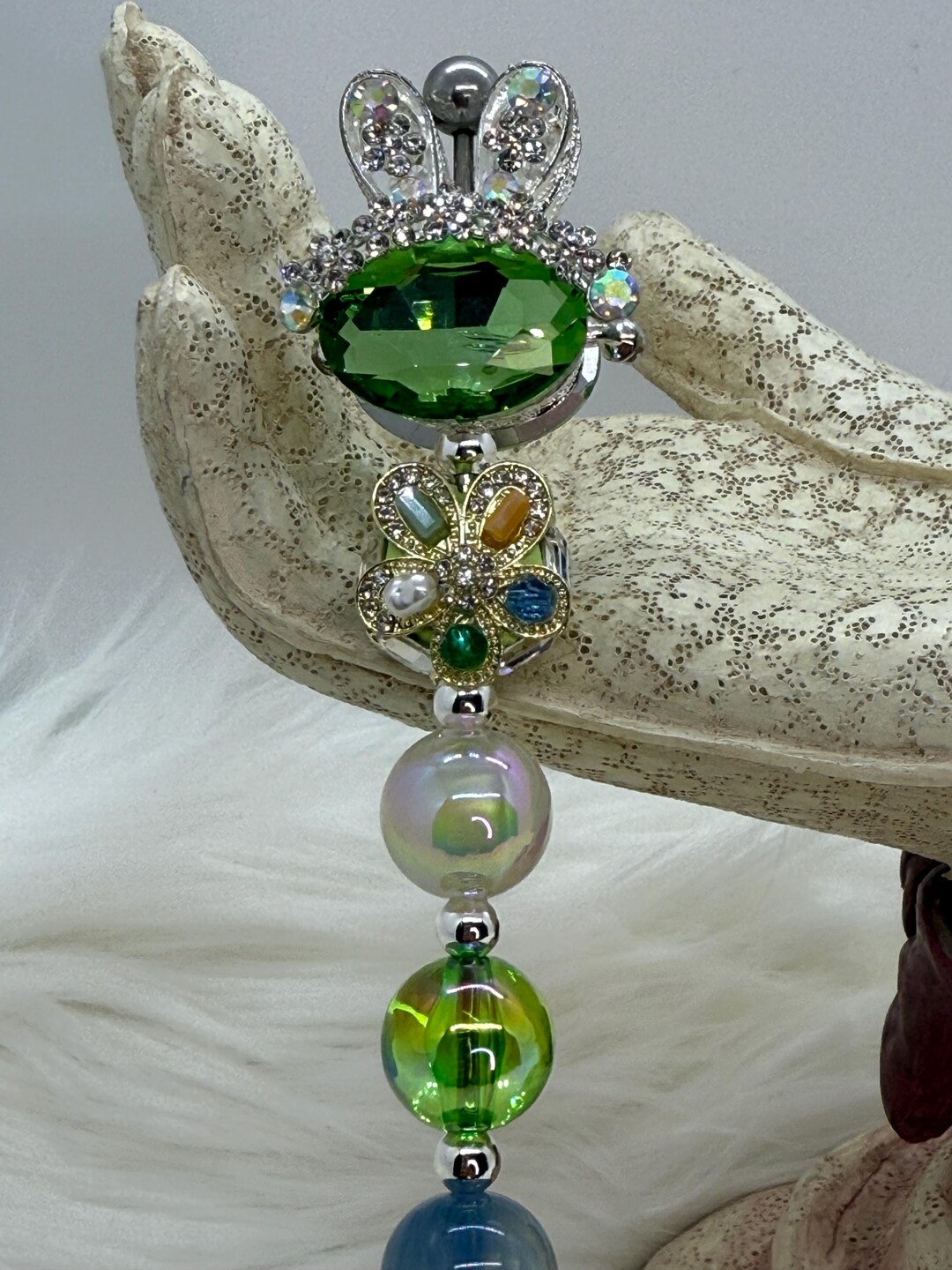 Rhinestone Bunny Pokey Tool: Beaded Weeding Pen, Cookie Scribe - Etsy