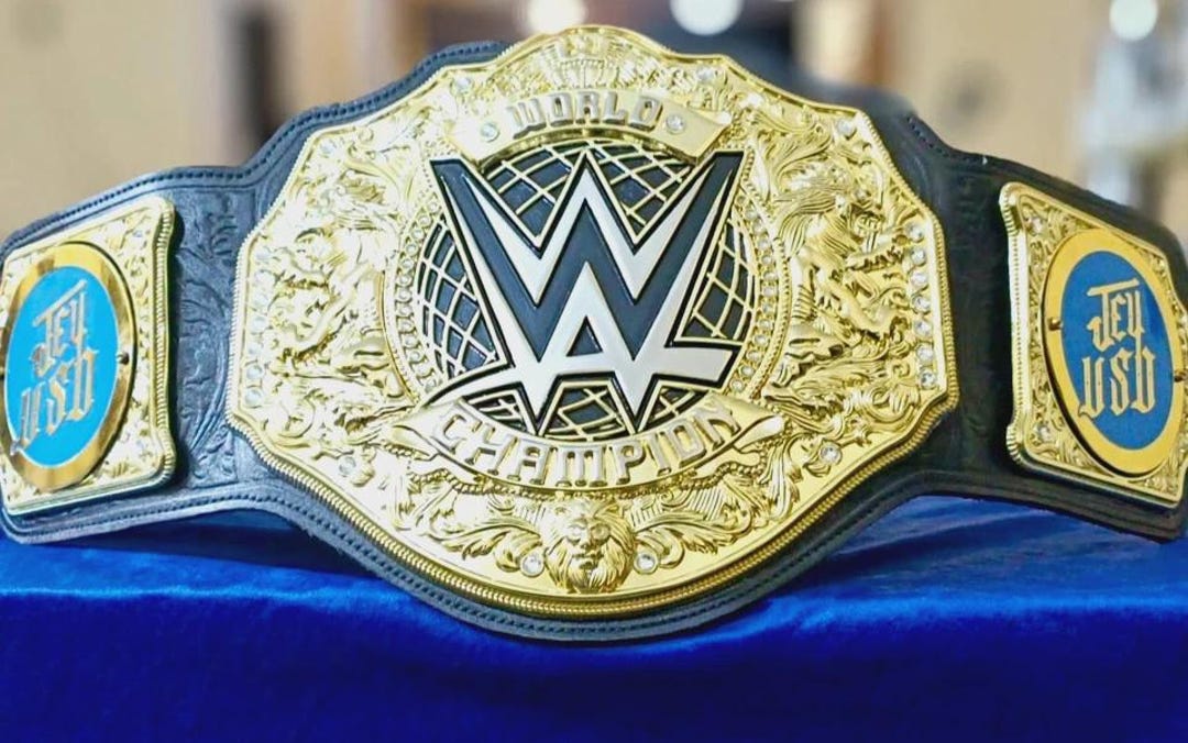 JEY USO World Heavyweight Wrestling Championship Replica Title Belt ...