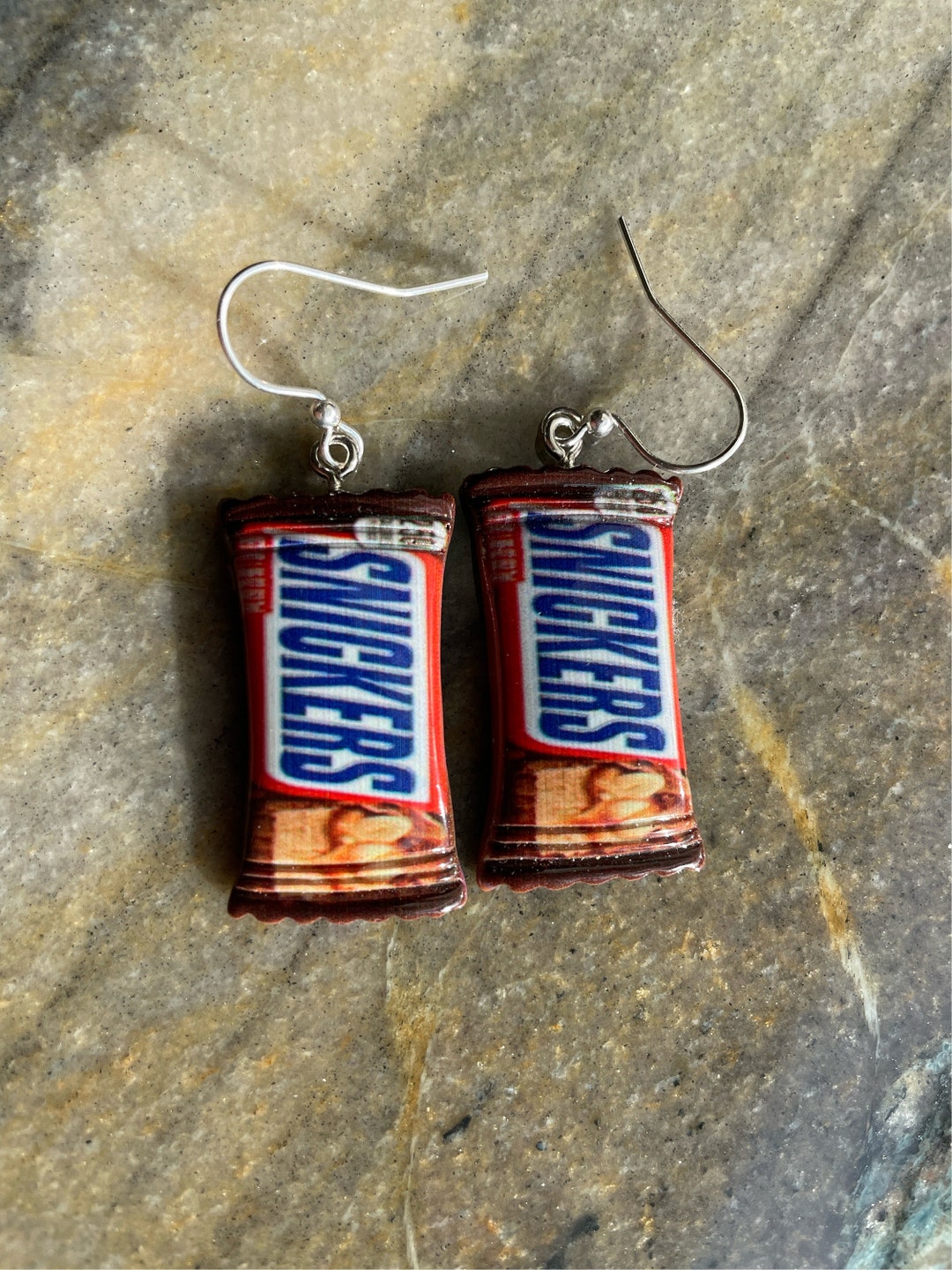 Candy Bar Snack Earrings - Etsy
