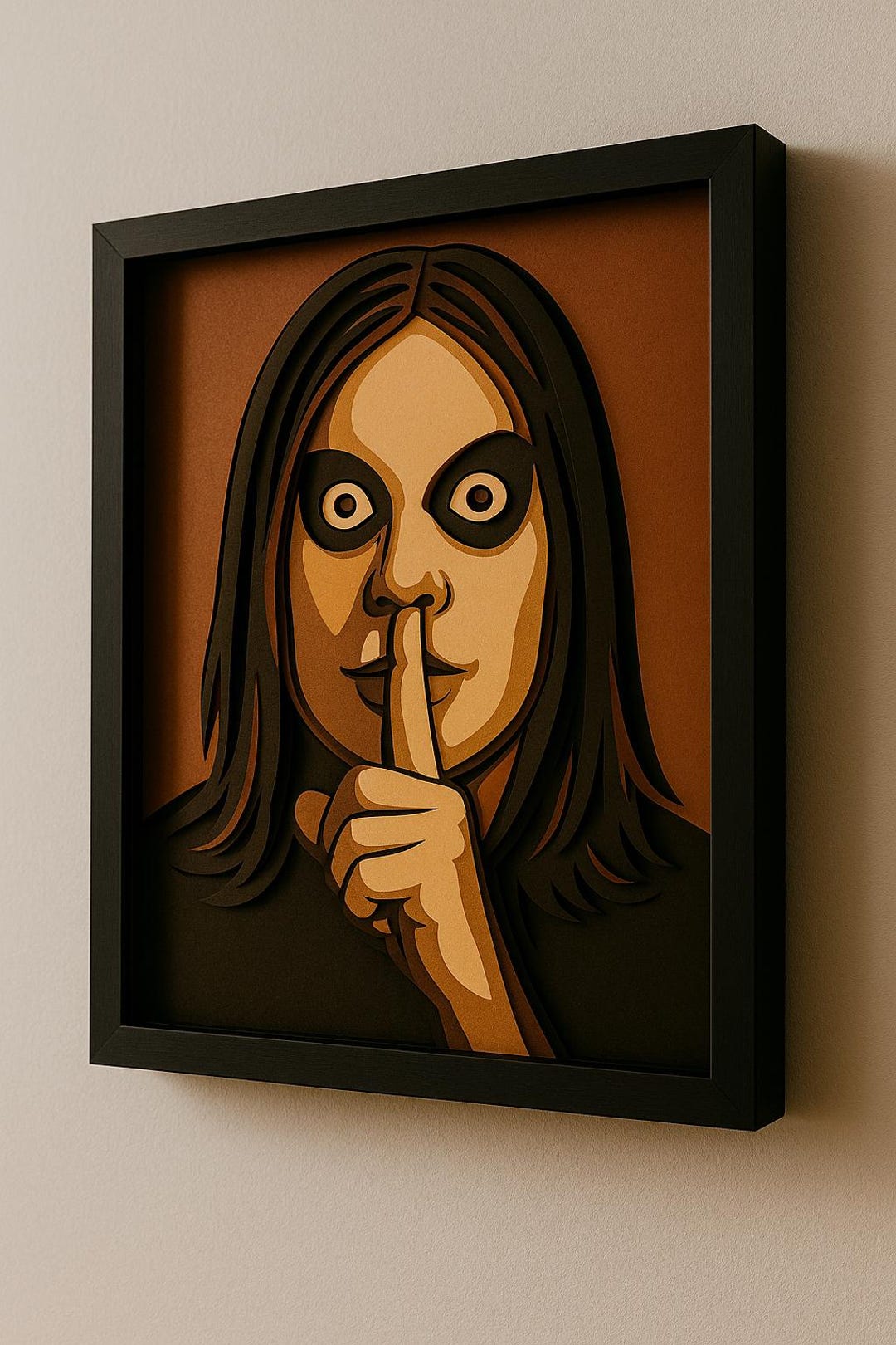Ozzy Osbourne Shadow Box SVG | Rock Icon Multilayer Papercut (digital ...
