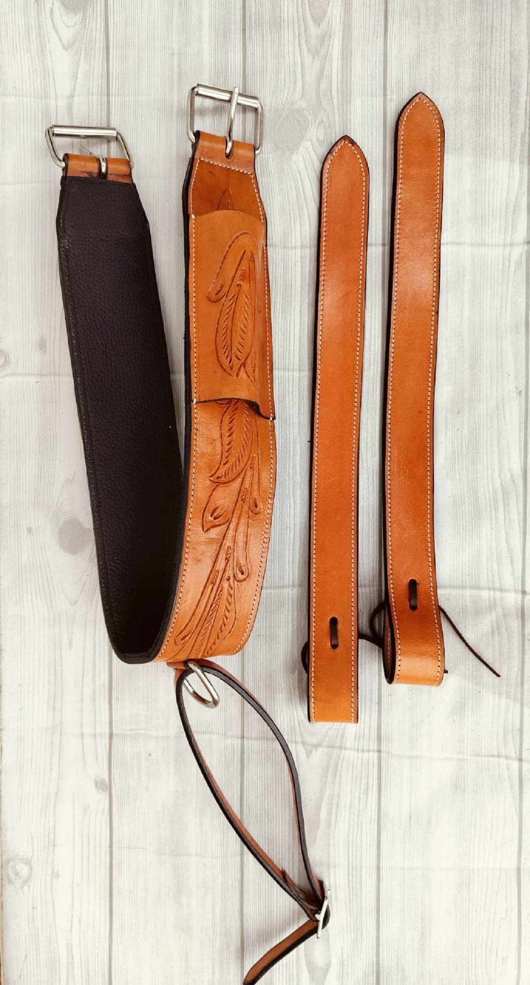 Western Saddle Cinch With Stainless Steel Hardware, 32'' End to End ...