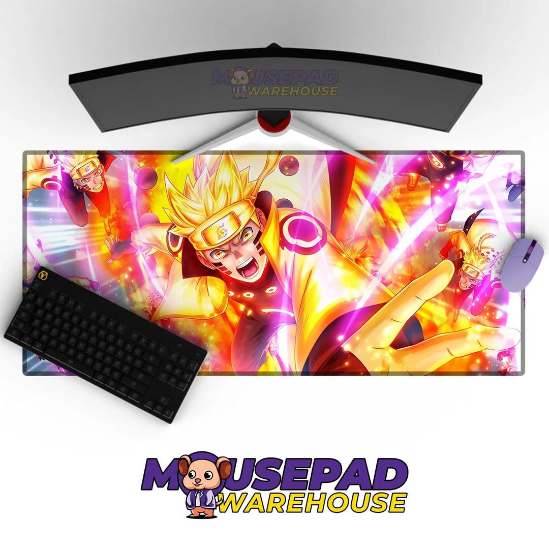 Naruto Sage Mode Energy Burst // Large Desk Mat, TCG Playmat, XL Gaming ...