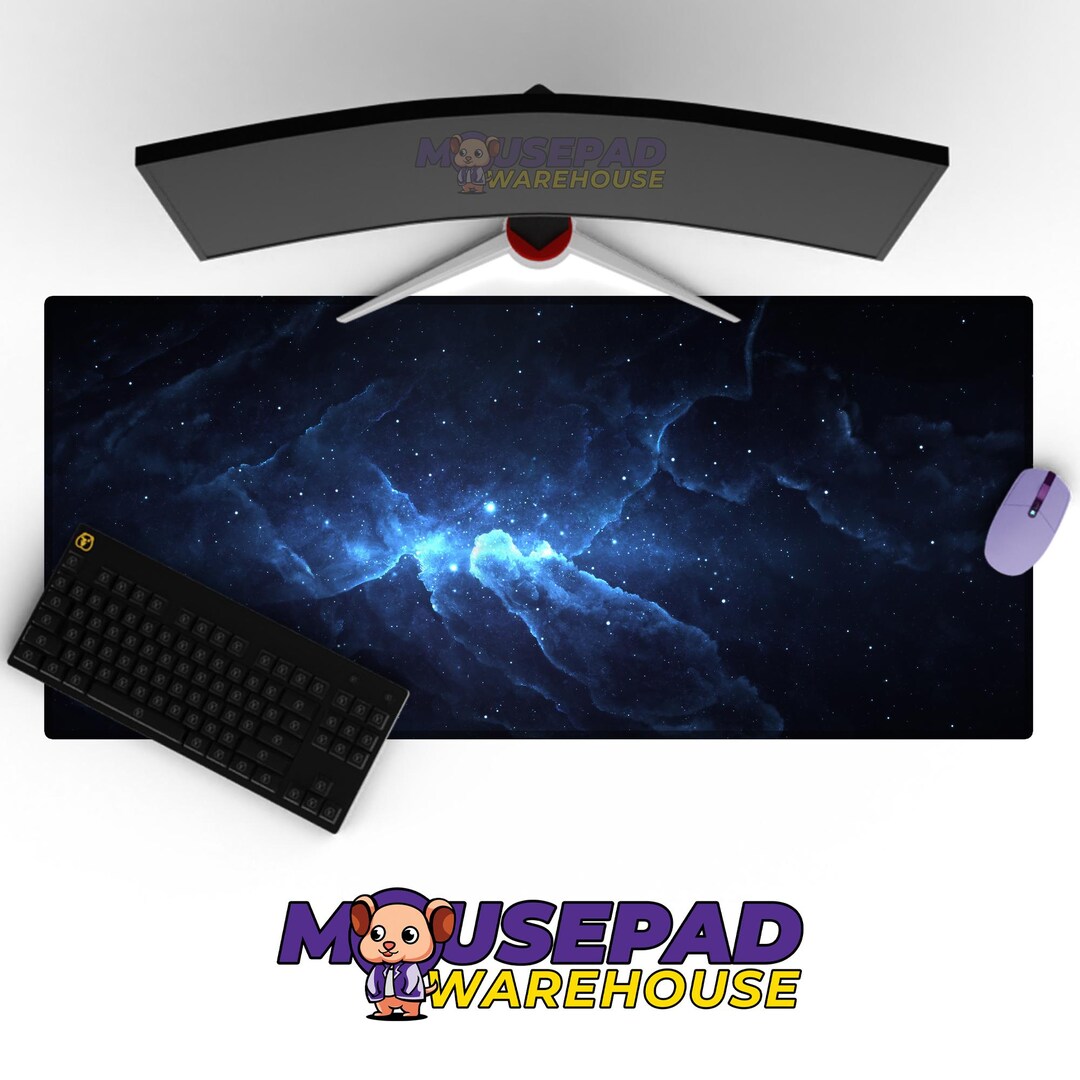 Cosmic Tide Flowing Galaxy Space Desk Mat - Etsy