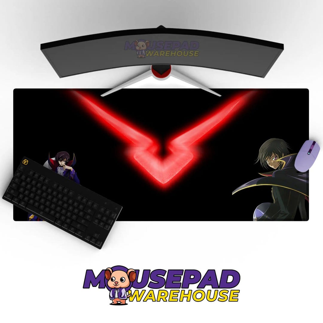 Code Geass Anime Mousepad 393875 Large Desk Mat, TCG Playmat, XL Gaming ...
