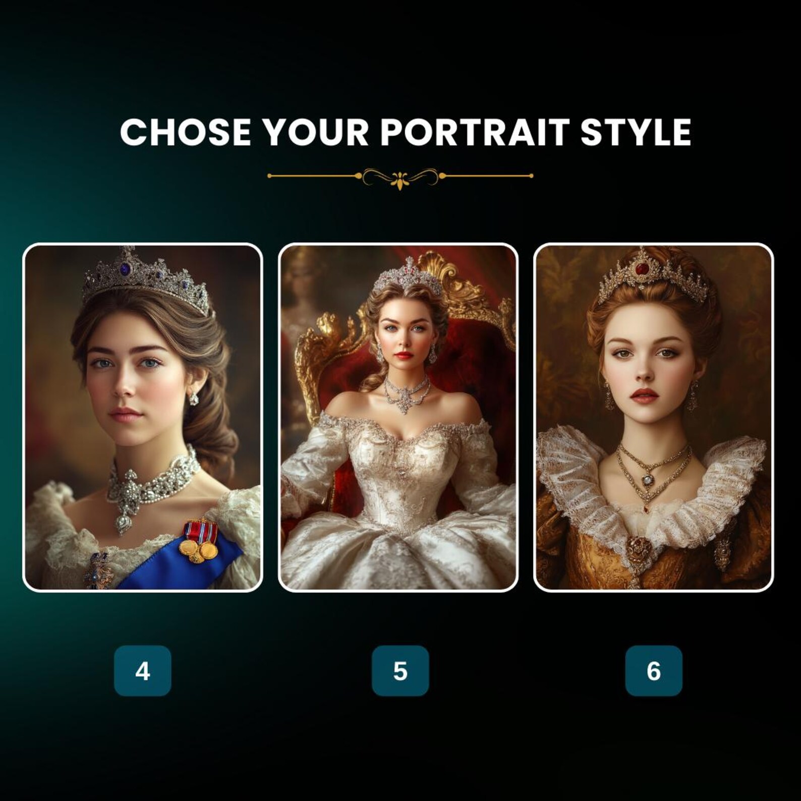 Custom Queen Portrait From Photo | Renaissance Canvas Print for Mother ...