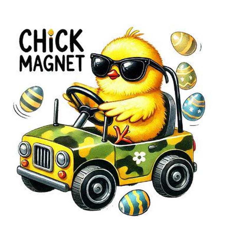 Chick Magnet - Etsy
