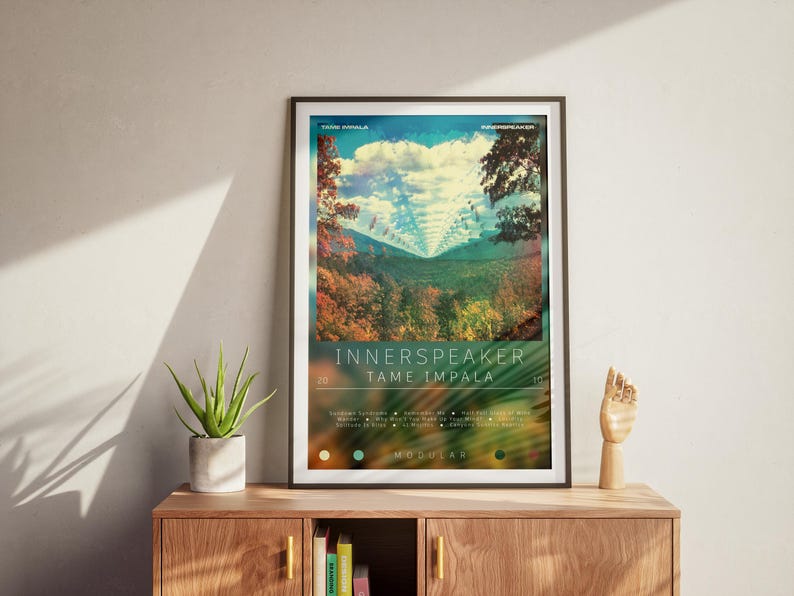 Tame Impala Poster | Innerspeaker Poster | Album Poster Prints | Wall ...