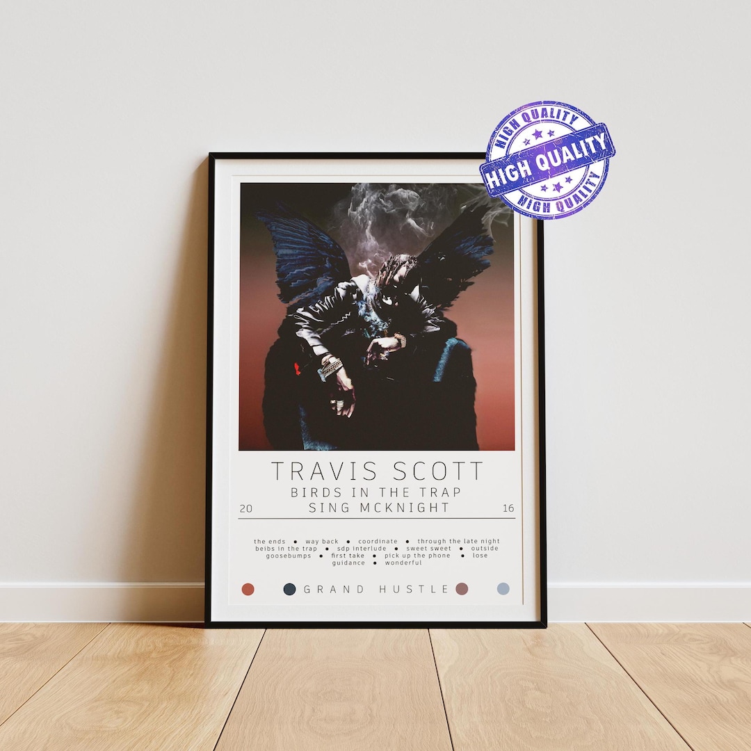 Travis Scott Poster | Birds in the Trap Sing Mcknight Poster | Album ...