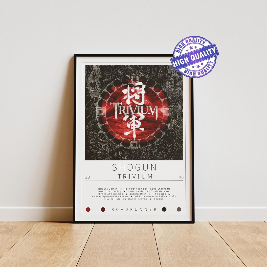 Trivium Poster | Shogun Poster | Album Poster Prints | Wall Decor ...