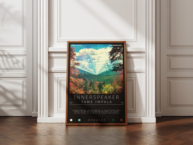 Tame Impala Poster | Innerspeaker Poster | Album Poster Prints | Wall ...