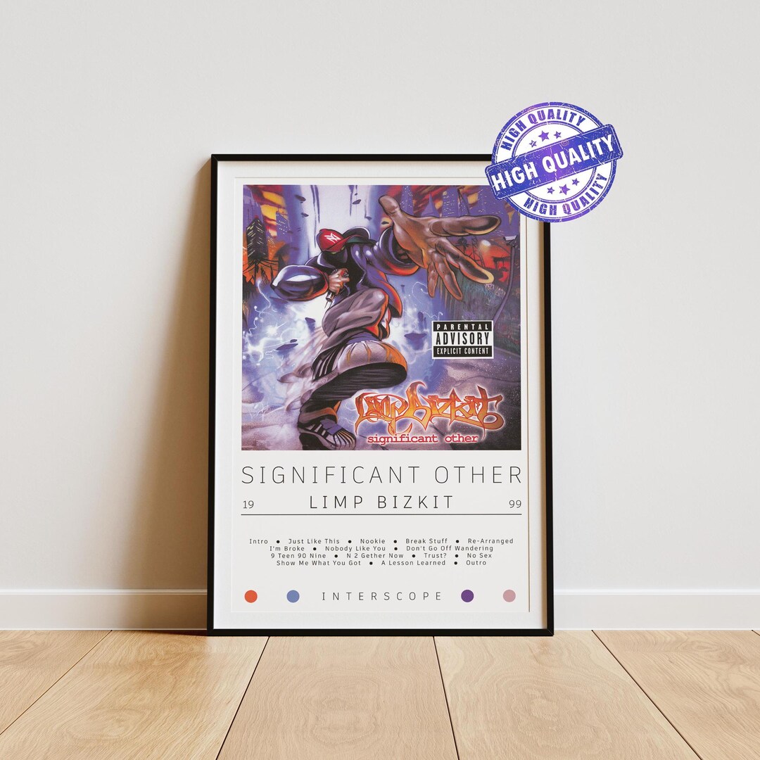 Album Poster Gift for Living Room Art Wall Decor Limp Bizkit Poster ...