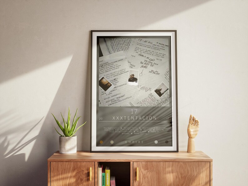 XXXTENTACION Poster | 17 Poster | Album Poster Prints | Wall Decor ...
