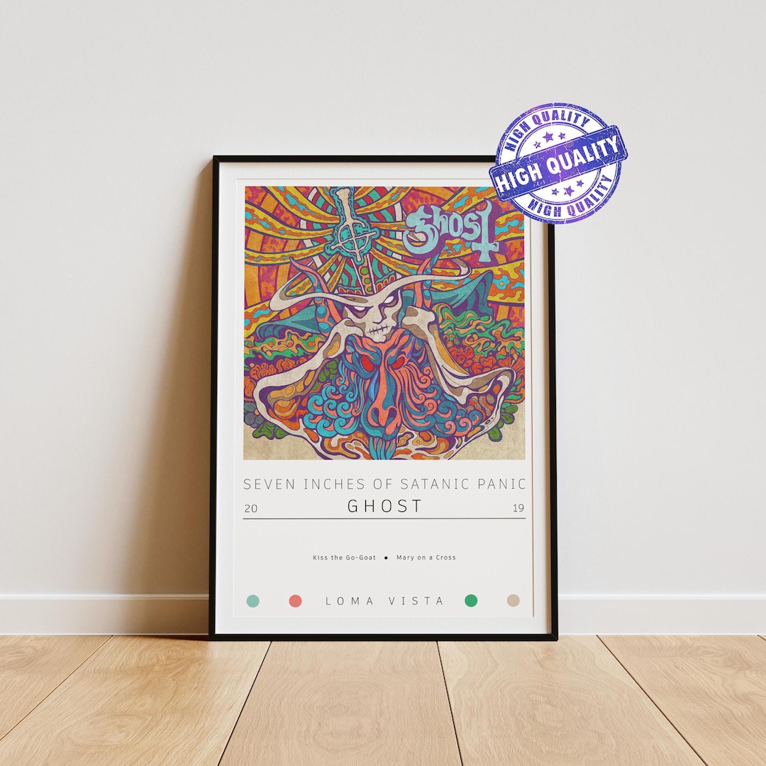 Ghost Poster | Seven Inches of Satanic Panic Poster | Album Poster ...