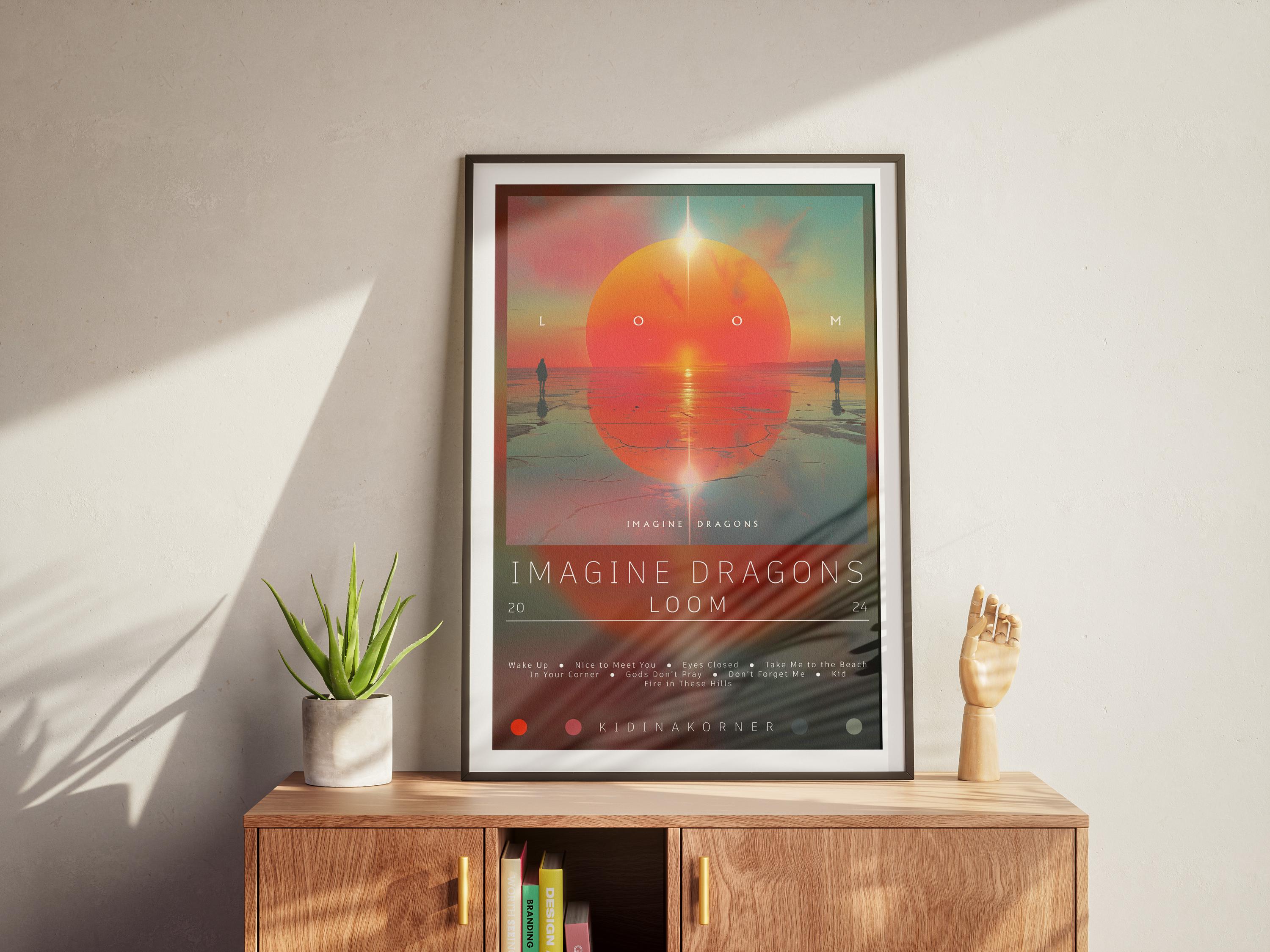 Imagine Dragons Poster | Loom Poster | Album Poster Prints | Wall Decor ...