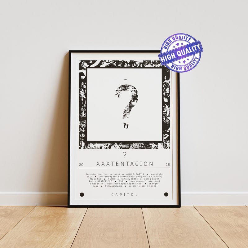 Xxxtentacion Print - Etsy