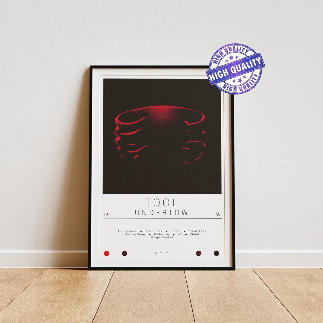 Tool Poster | Undertow Poster | Album Poster Prints | Wall Decor ...