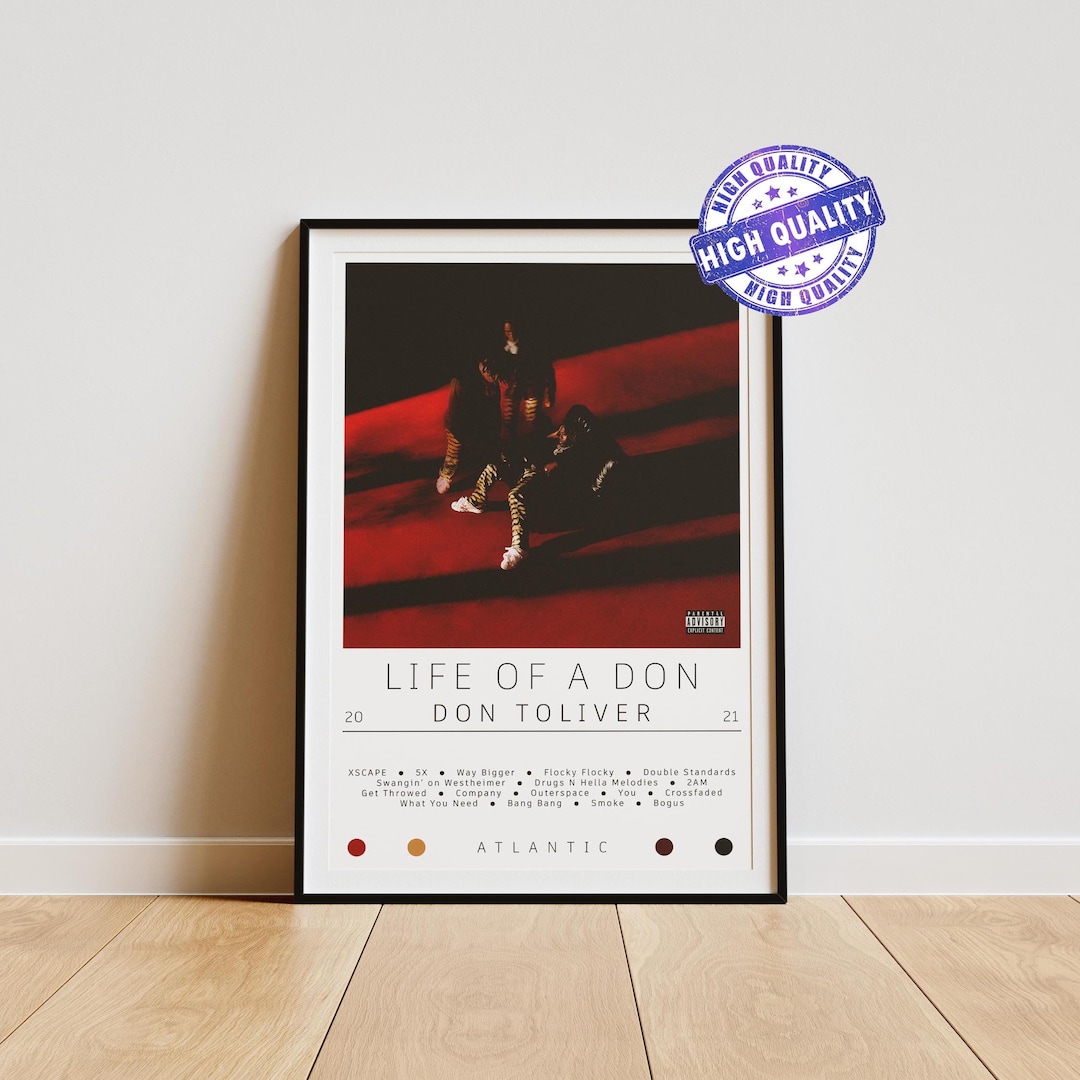 Don Toliver Poster | Life Of A Don Poster | Album Poster Drucke ...
