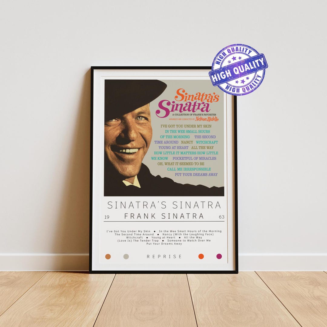 Frank Sinatra Poster | Sinatra's Sinatra Poster | Album Poster Prints | Wall Decor Posters ...
