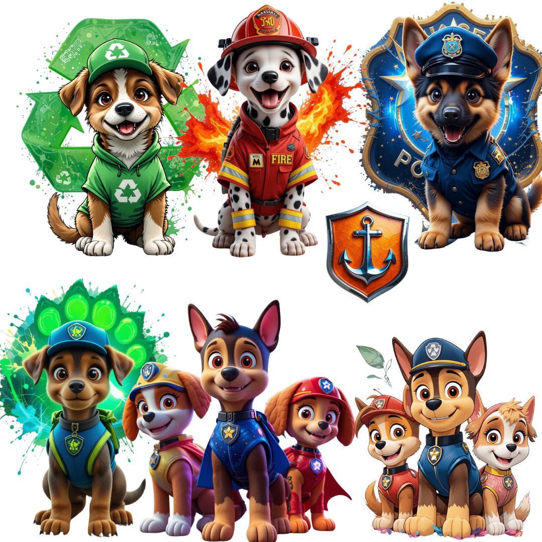 90+ Paw Patrol Icon PNG Bundle Digital Download,paw Patrol, Dogs Svg ...