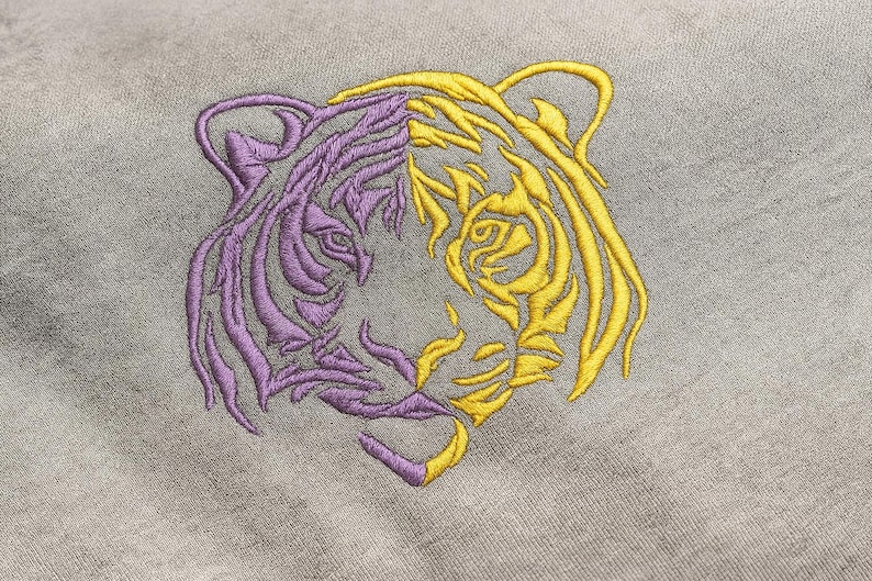 LSU Tiger Embroidery Design,tigers Machine Embroidery File, Louisiana ...