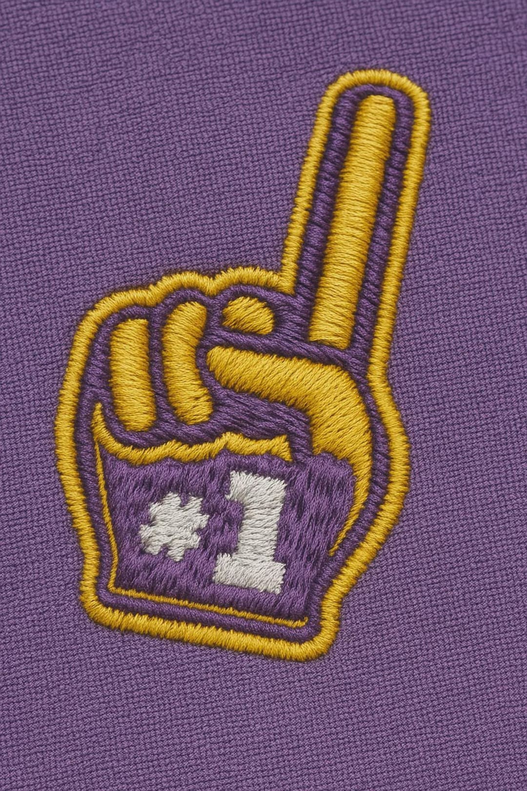 Lsu,tigers, Louisiana,1 Fan Foam Finger Embroidery Patch Design,sports ...