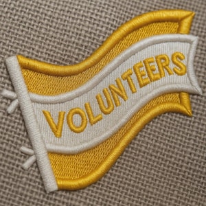 Volunteers Flag Embroidery Design: Sports Fan Machine File (digital ...